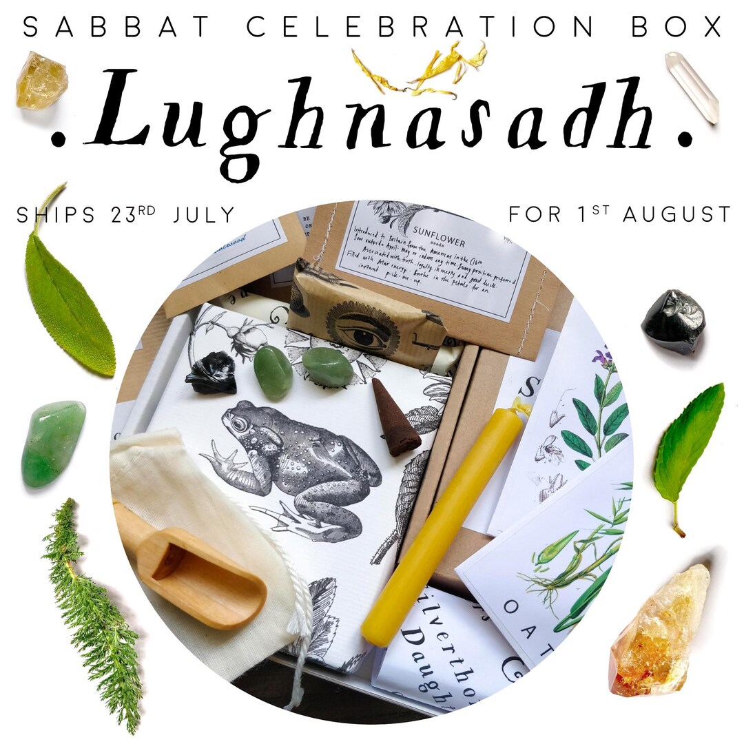 LUGHNASADH | LAMMAS KIT | Sabbat Witch Box 1st August Celebration Guide ...