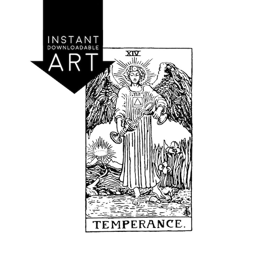 Temperance Tarot Rider Waite