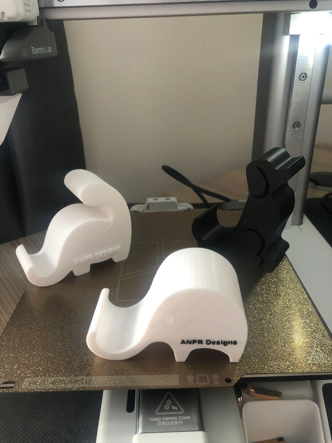 3D Printed Animal Phone Stand – Elephant, Dog & Dinosaur | Cute Mobile ...