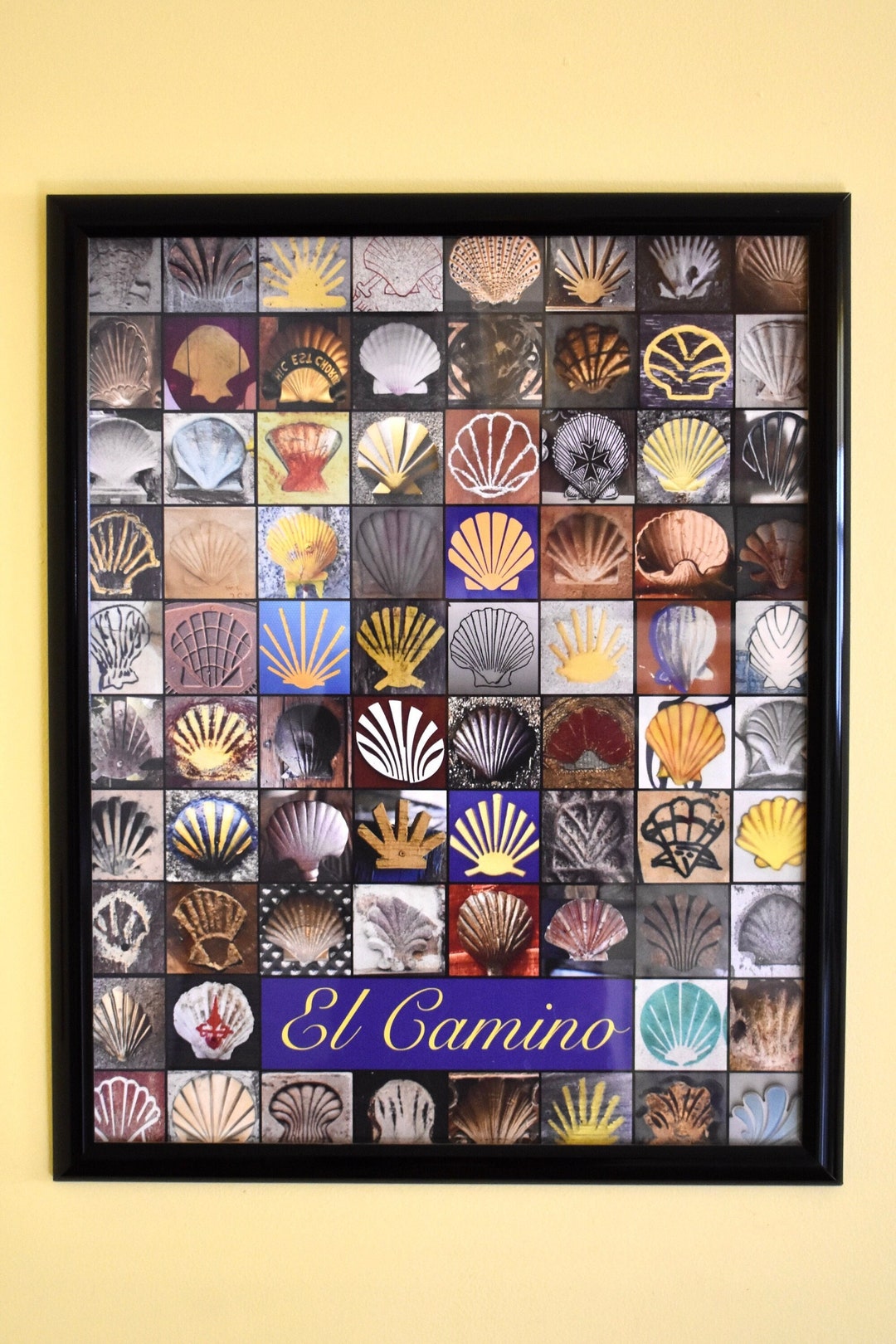 El Camino Shell Poster - Etsy