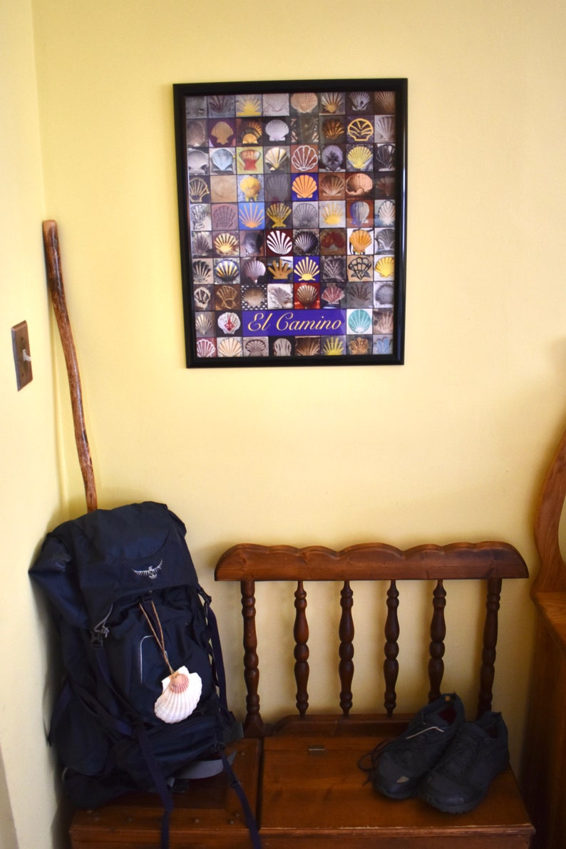 El Camino Shell Poster - Etsy