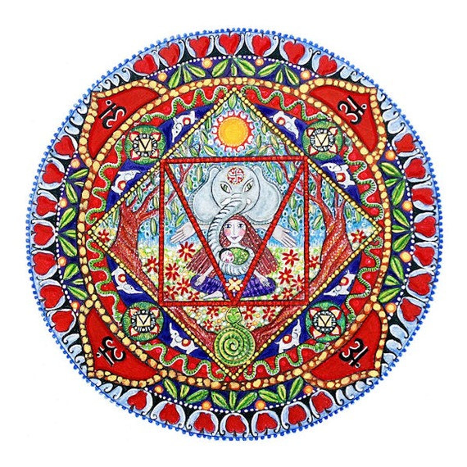 Set of 7 Chakra Mandala Art Prints Seven Chakras Wall Decor - Etsy