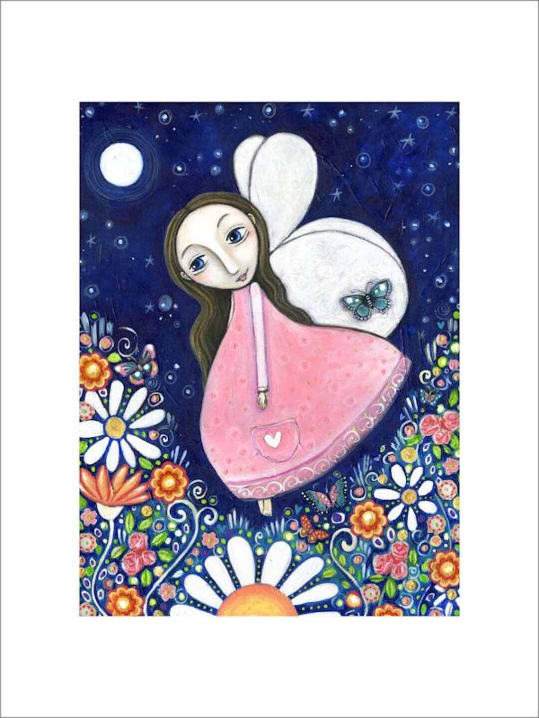 Kids Wall Art A3 Print 12 X 16 Girls Room Fairy Picture Poster Print ...
