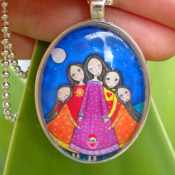 5 Sisters Necklace - Etsy