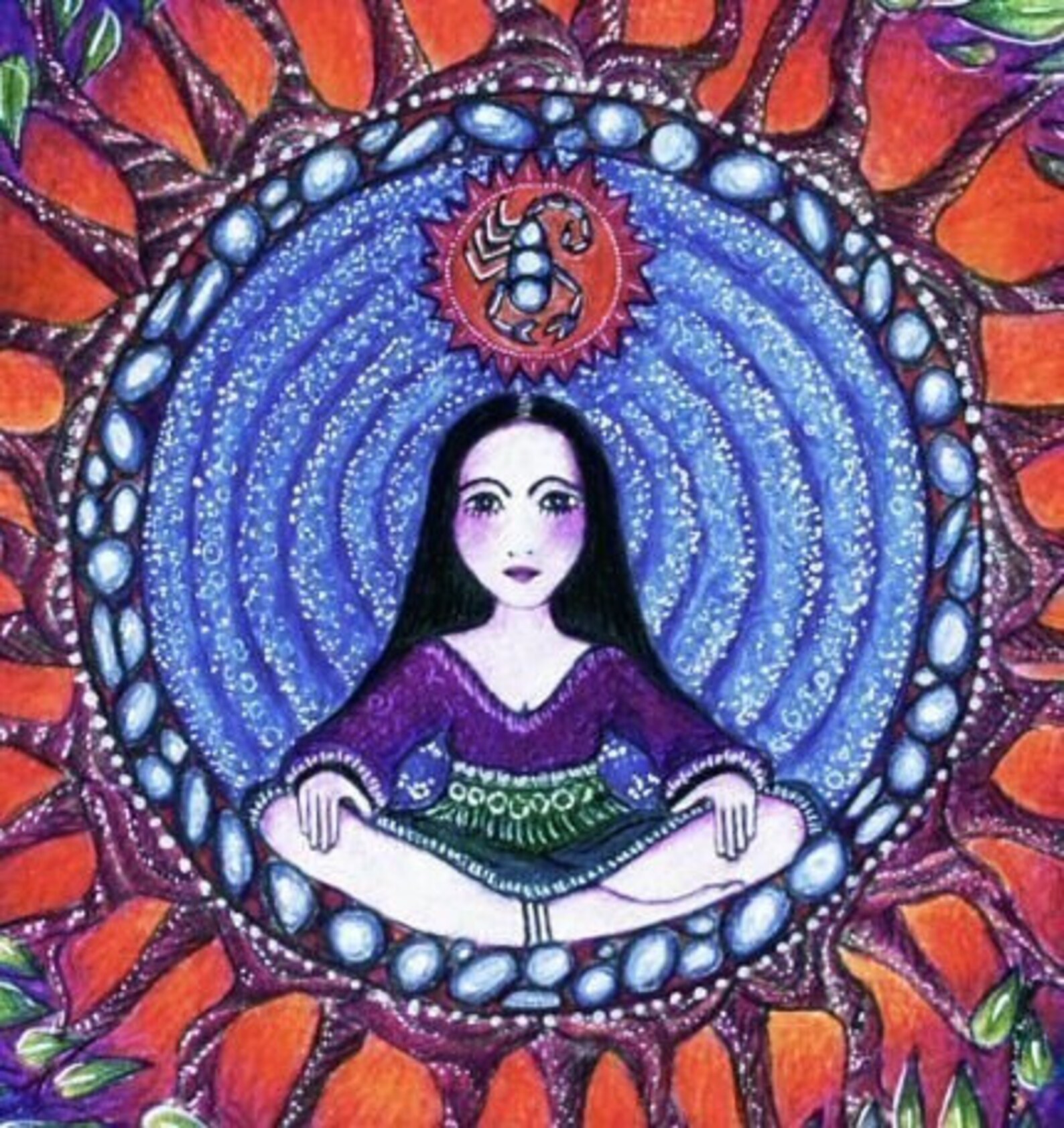 Scorpio Astrology Mandala Art Print Astrology Art Zodiac Print - Etsy