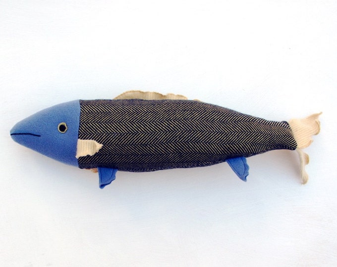 Fresh Fish Pillow Doll- Purple and Yellow - Etsy