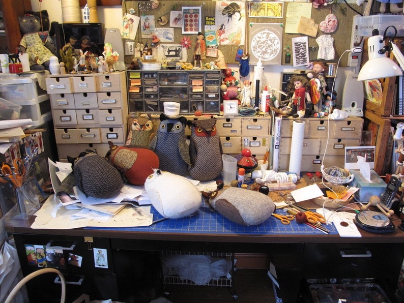 Owl Pdf Pattern Tutorial Night Friend - Etsy Australia