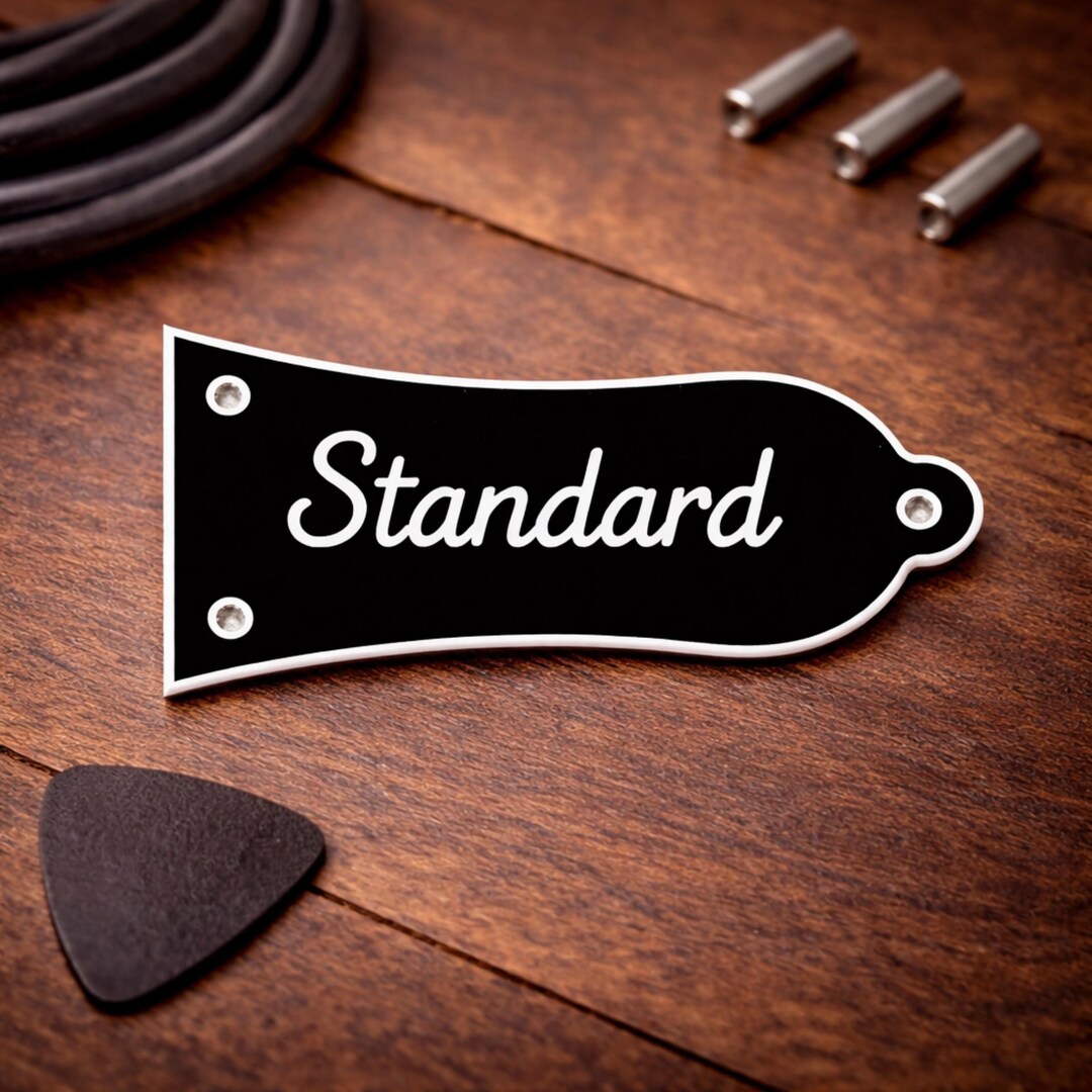 Les Paul Standard Style Truss Rod Cover Fits Epiphone, 3-hole Black - Etsy