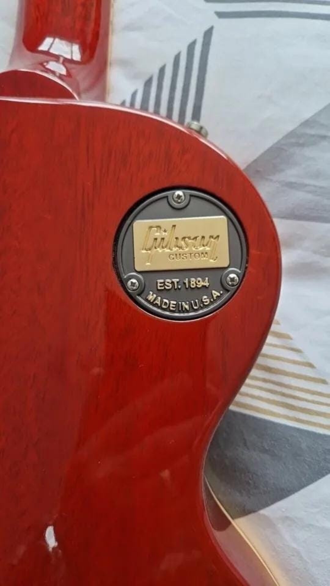 Vintage Guitar Toggle Switch Back Cover for Gibson Les Paul EST. 1894 ...