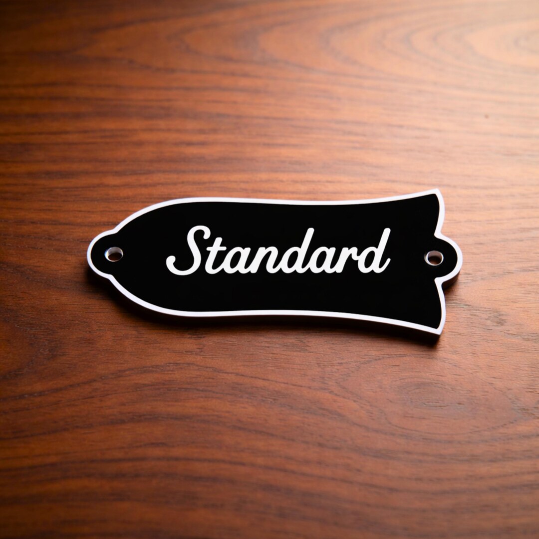 Vintage Script Standard Style Truss Rod Cover Fits Gibson Les Paul ...