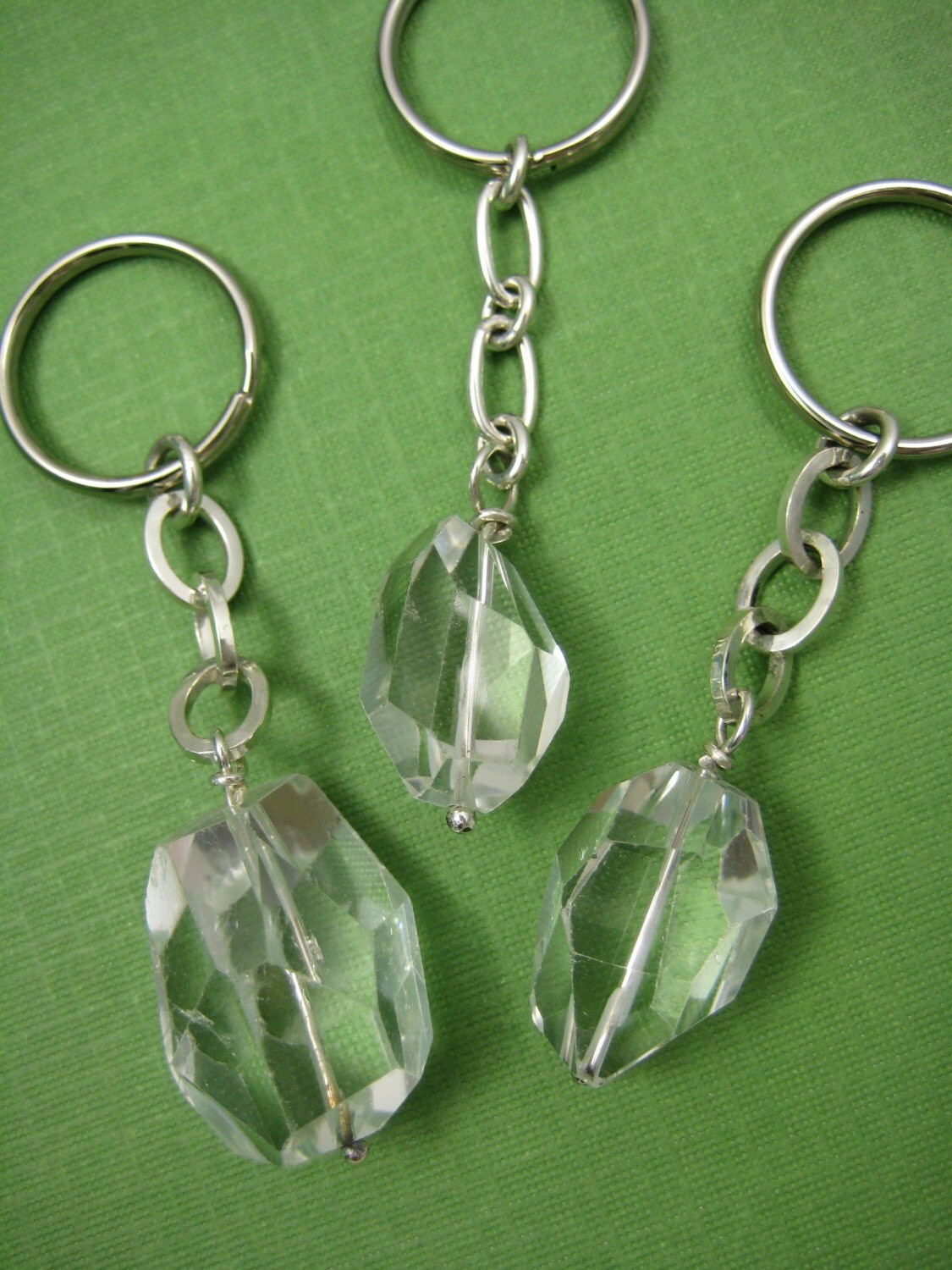 Quartz Nugget Keychain Medium Style - Etsy