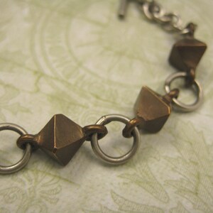 Bronze Link Bracelet - Etsy