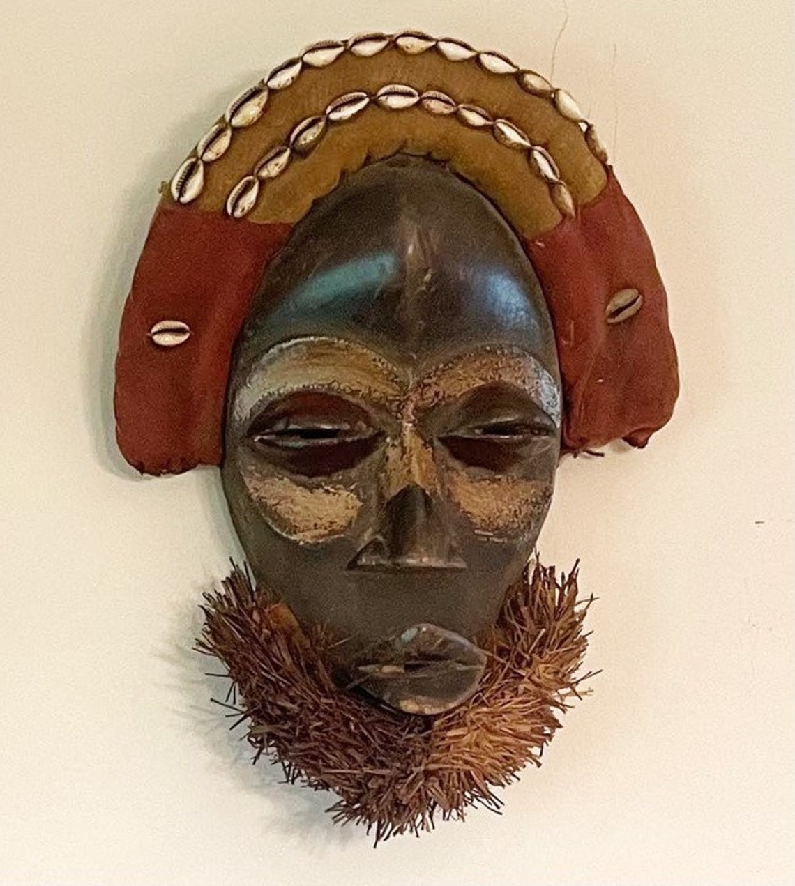 Hand-carved Rare Dan Rasta Mask, Authentic Cote D'ivoire Wood Mask ...