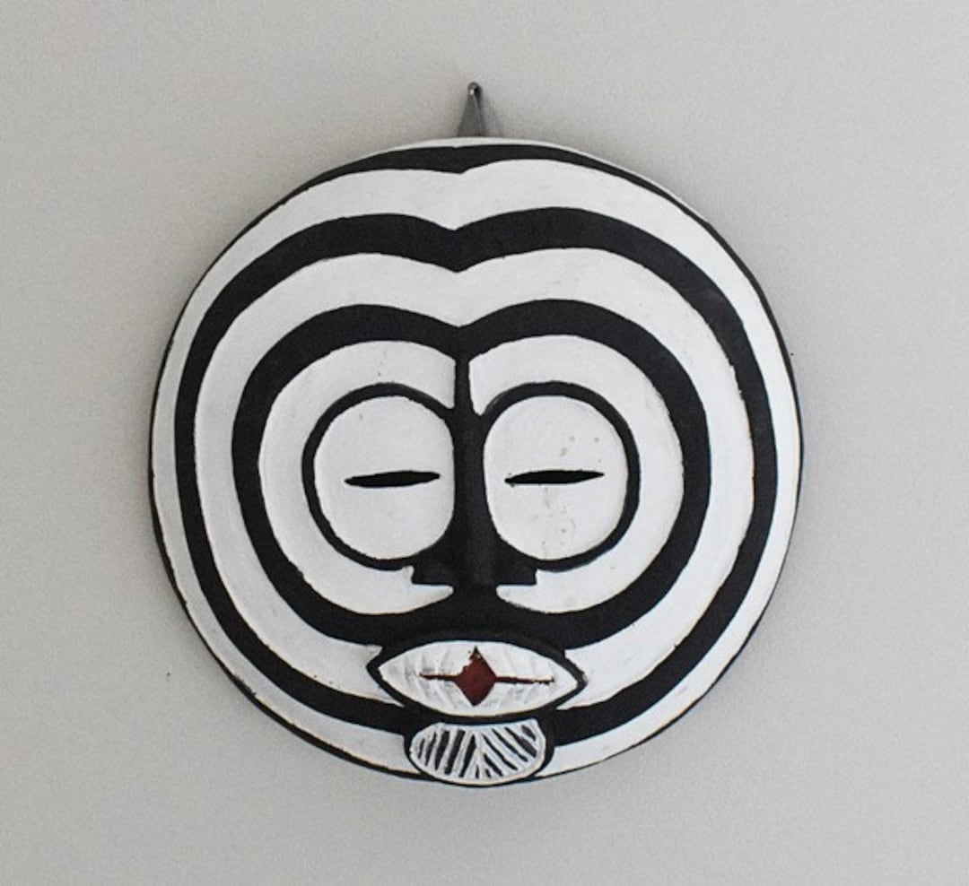 Hand-carved, Congo Mask, Made of Wood, Wall Decor - Etsy