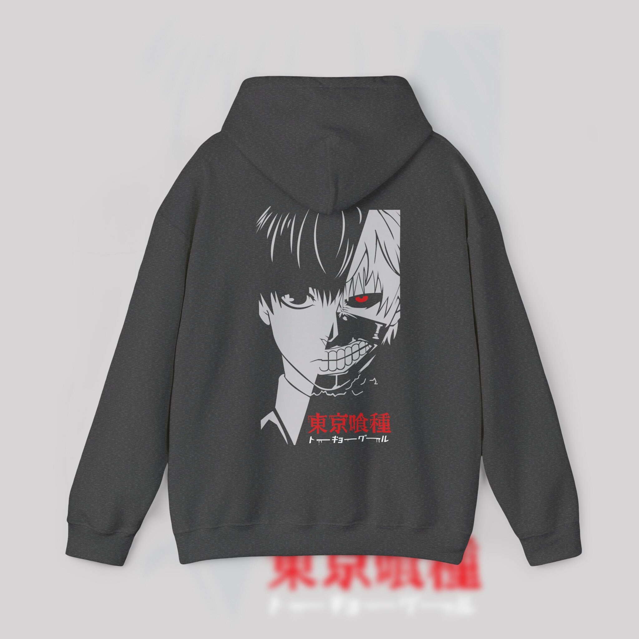 Ken Kaneki Anime Hoodie, Tokyo Ghoul, Anime Lover Gift, Anime Merch ...