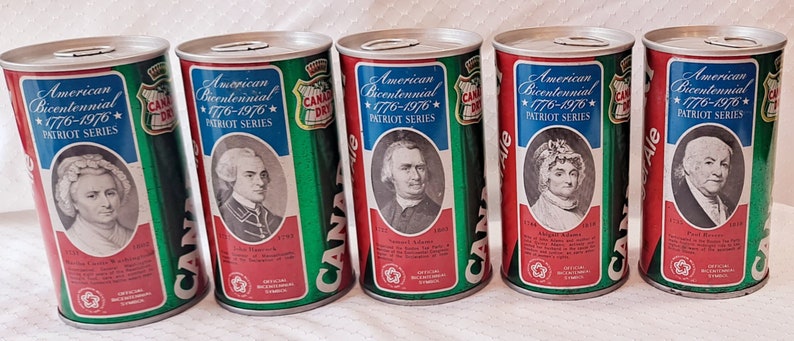 Vintage Canada Dry Bicentennial Soda Cans - Etsy