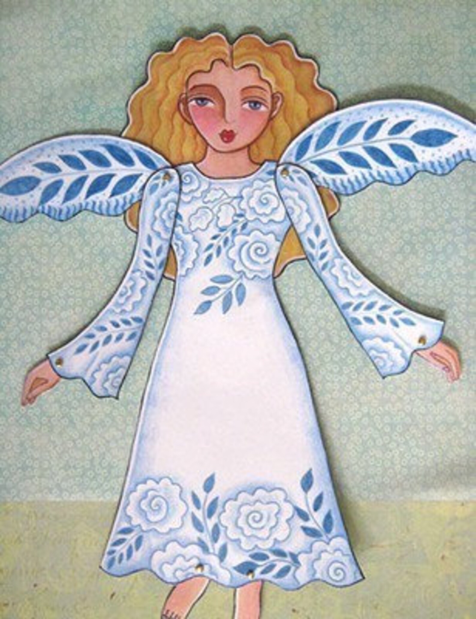 Lace Angel Paper-doll Pattern - Etsy