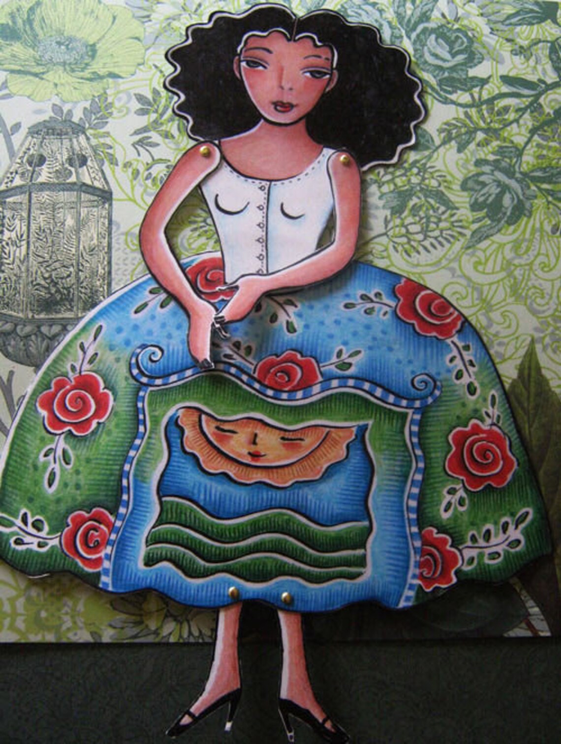 Paper Doll Printable in Full Color - Etsy