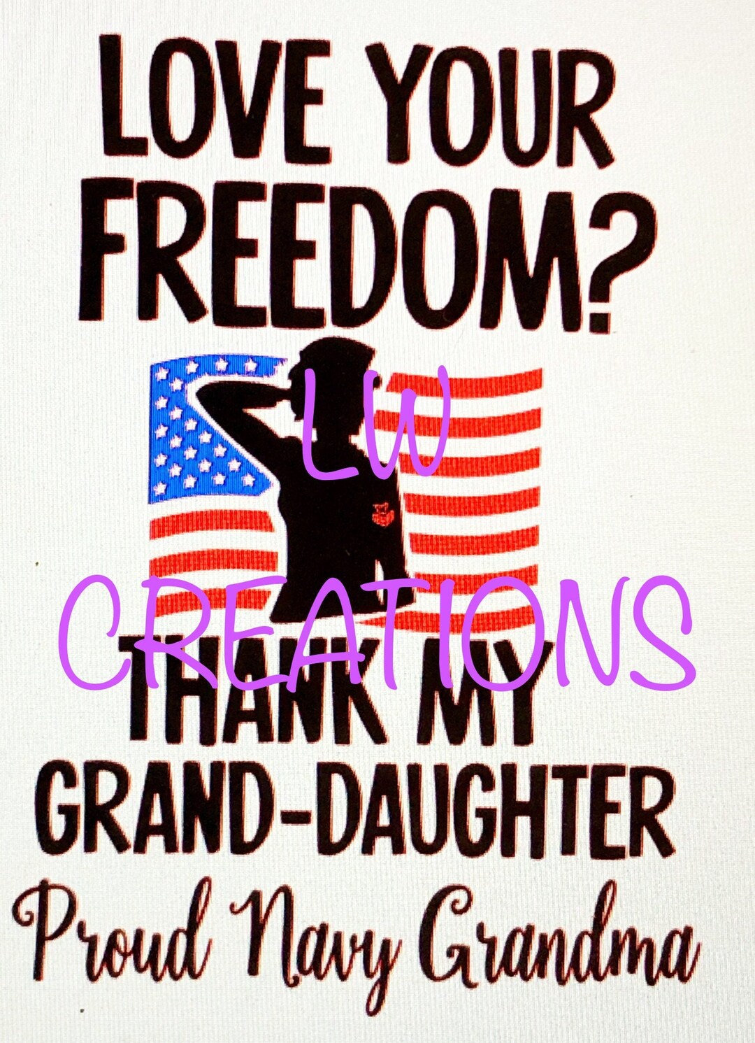 Proud Navy Grandma / Grandpa Vinyl Car Decal Love Your Freedom? Thank ...