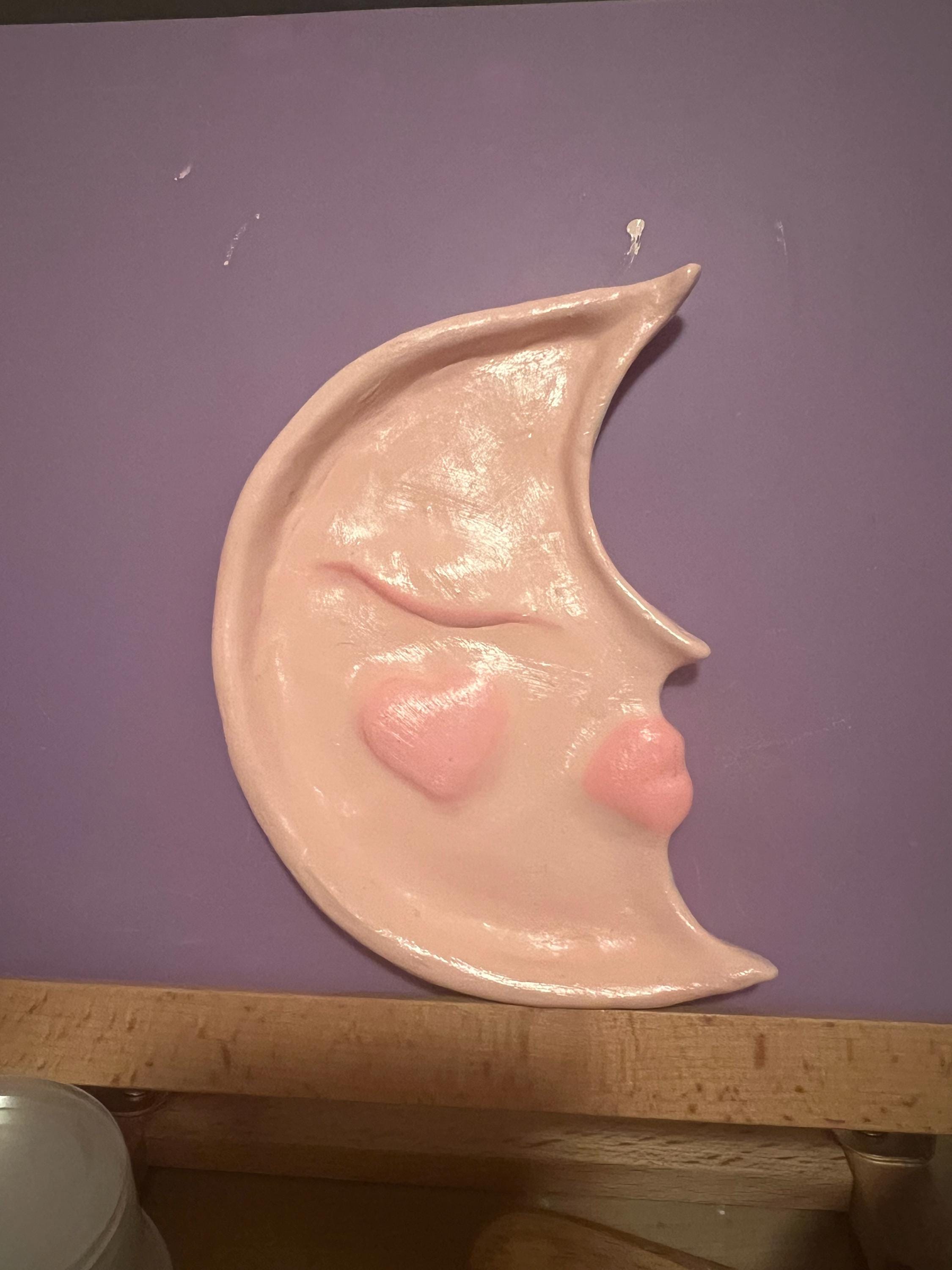 Handmade Ceramic Clay Moon Dish - Etsy