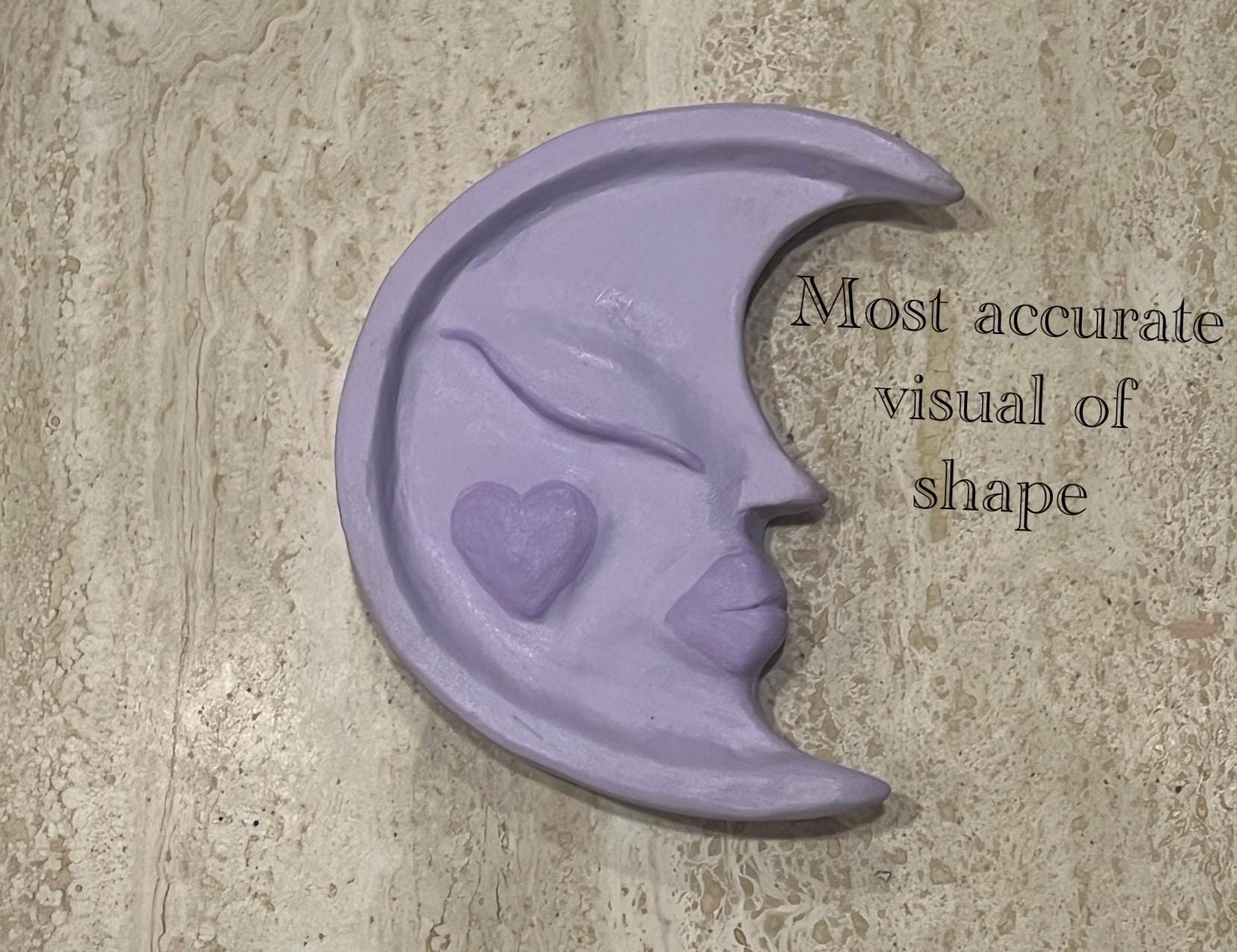Handmade Ceramic Clay Moon Dish - Etsy