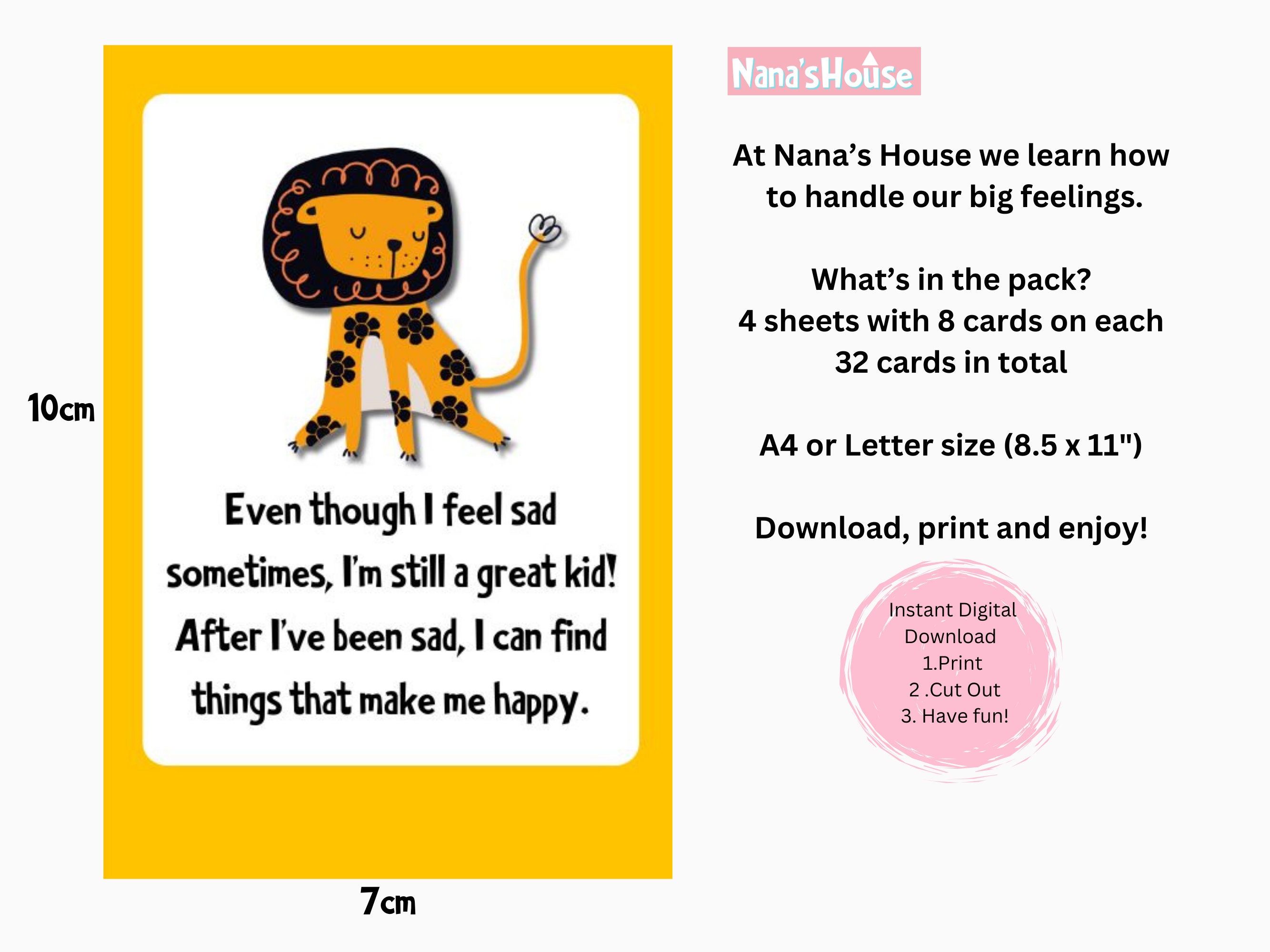 Positive Affirmation Cards for Kids- Guiding Young Hearts and Minds ...
