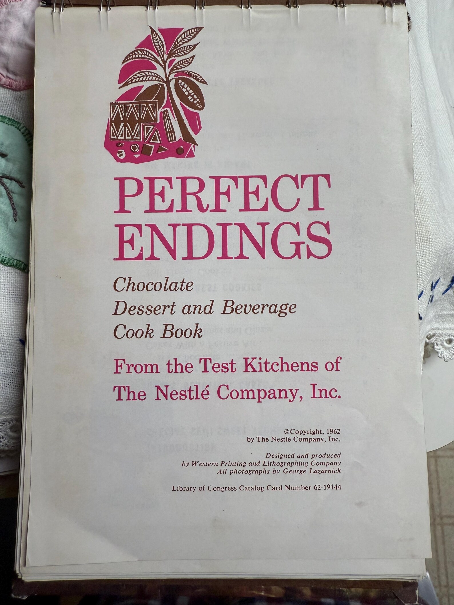 Vintage 1962 Nestles Perfect Endings Dessert and Beverage Cookbook - Etsy