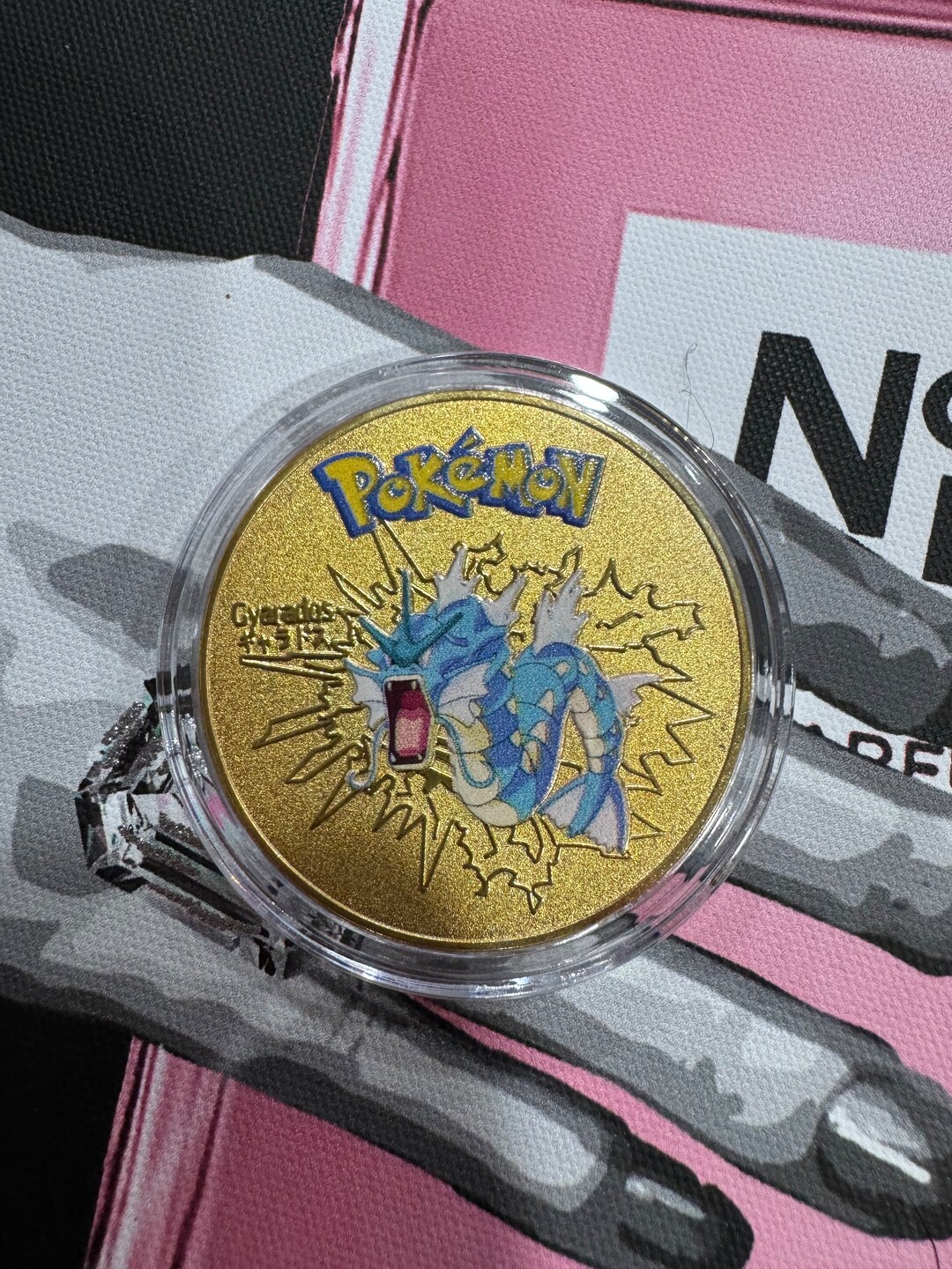 Gold Pokemon Coins Gyarados Full Metal Heavy - Etsy