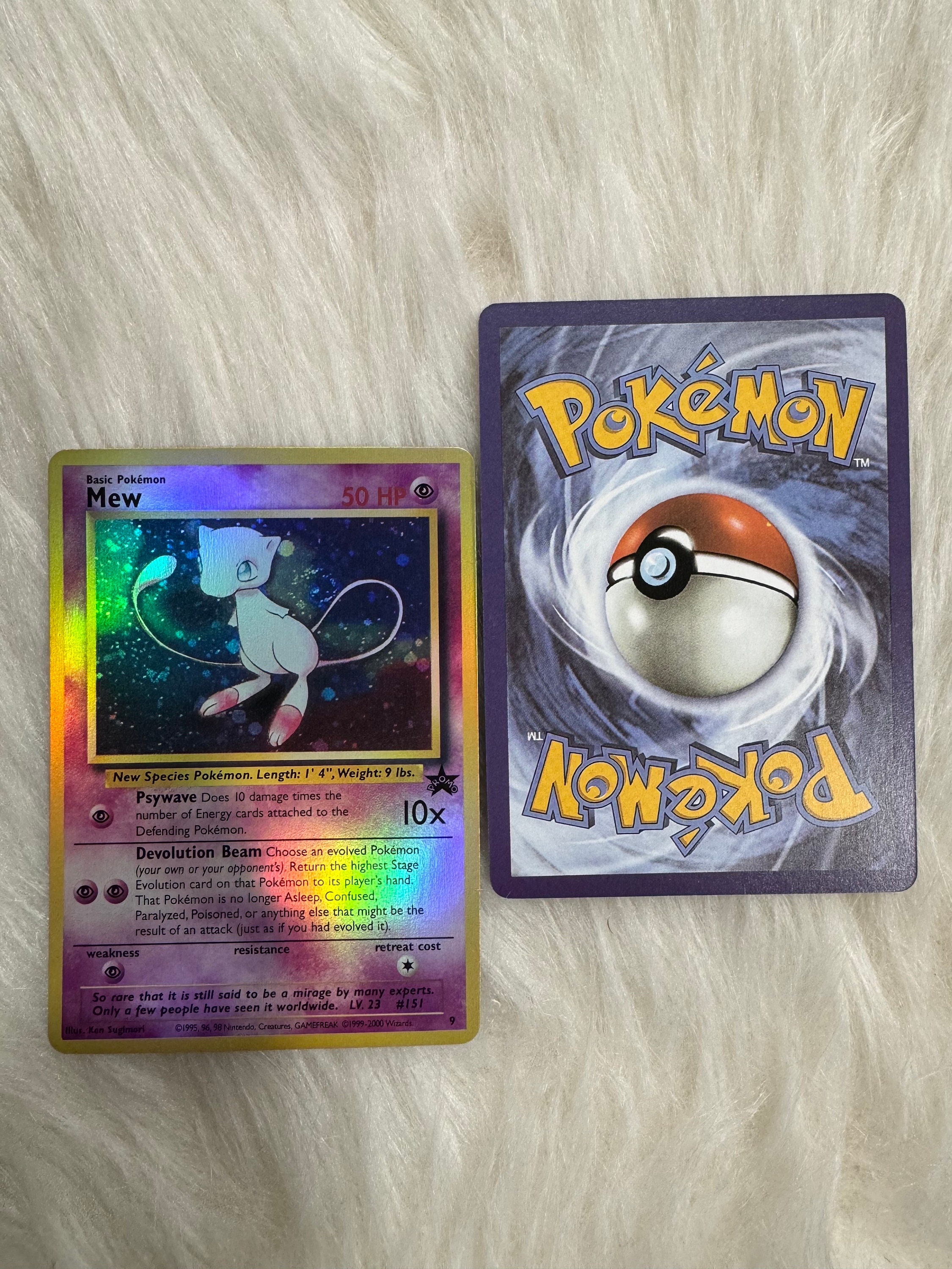 Mew Promo Proxy Pokémon Card - Etsy