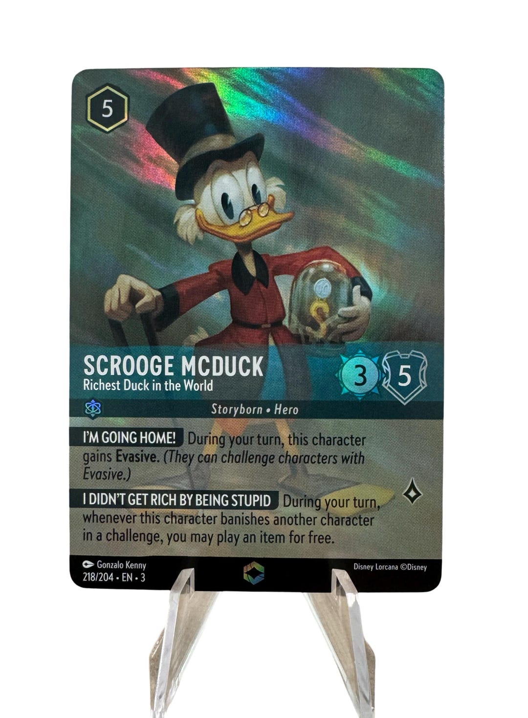Scrooge Mcduck - Riches Duck in the World ( Enchanted) Proxy Card - Etsy