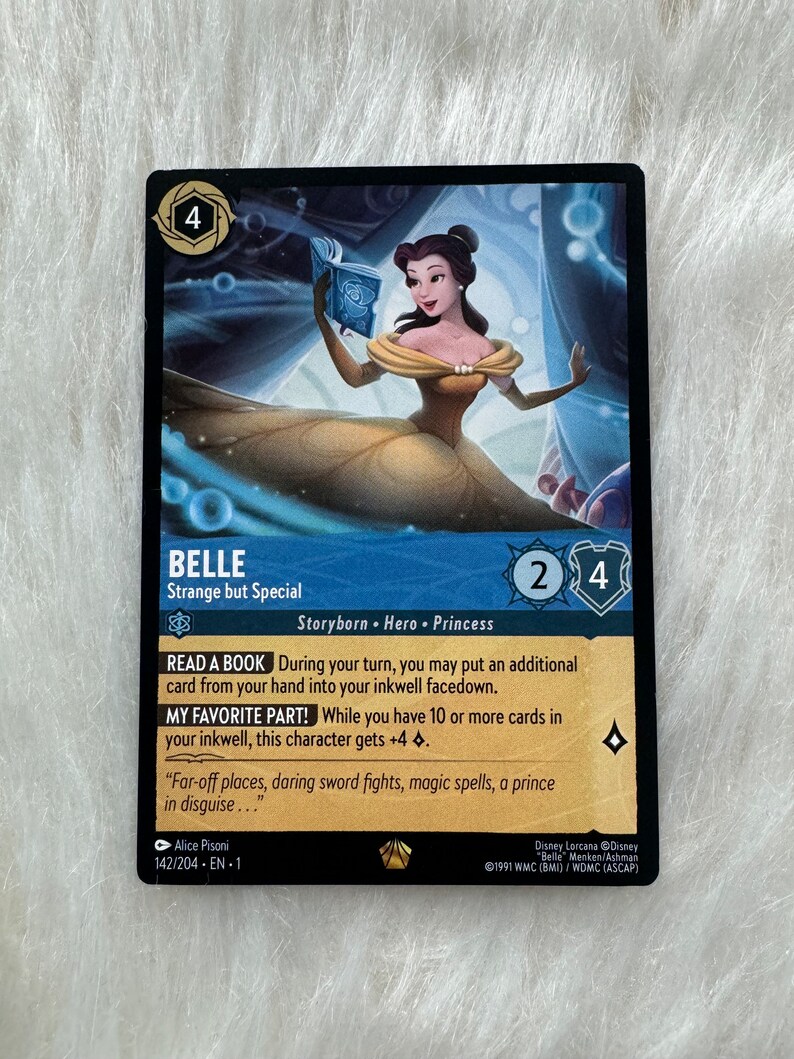Belle - Strange but Special Proxy Card - Etsy