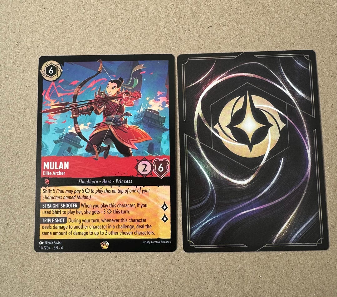 Mulan - Elite Archer Proxy Card - Etsy