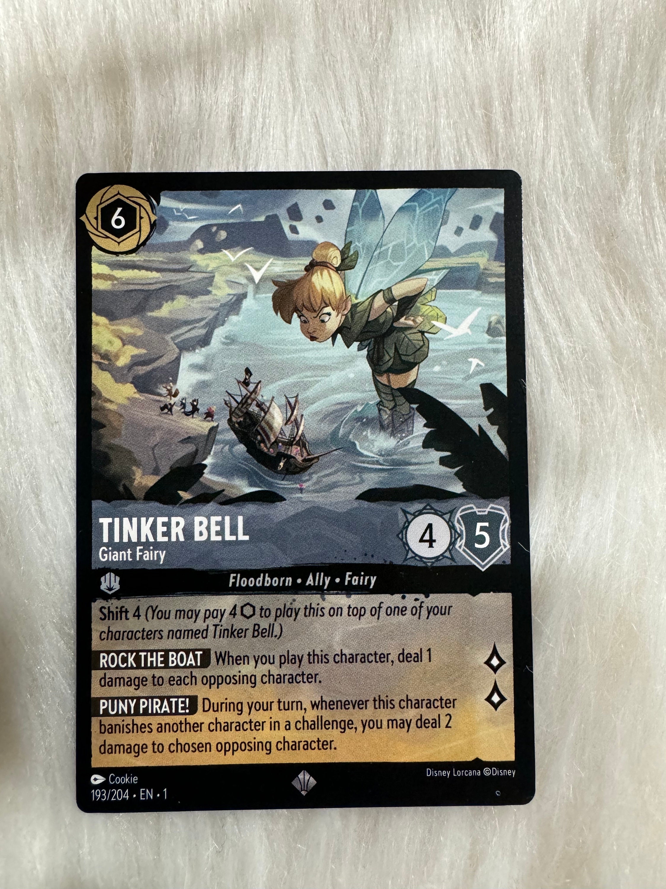 TINKER BELL - Giant Fairy Proxy Card - Etsy