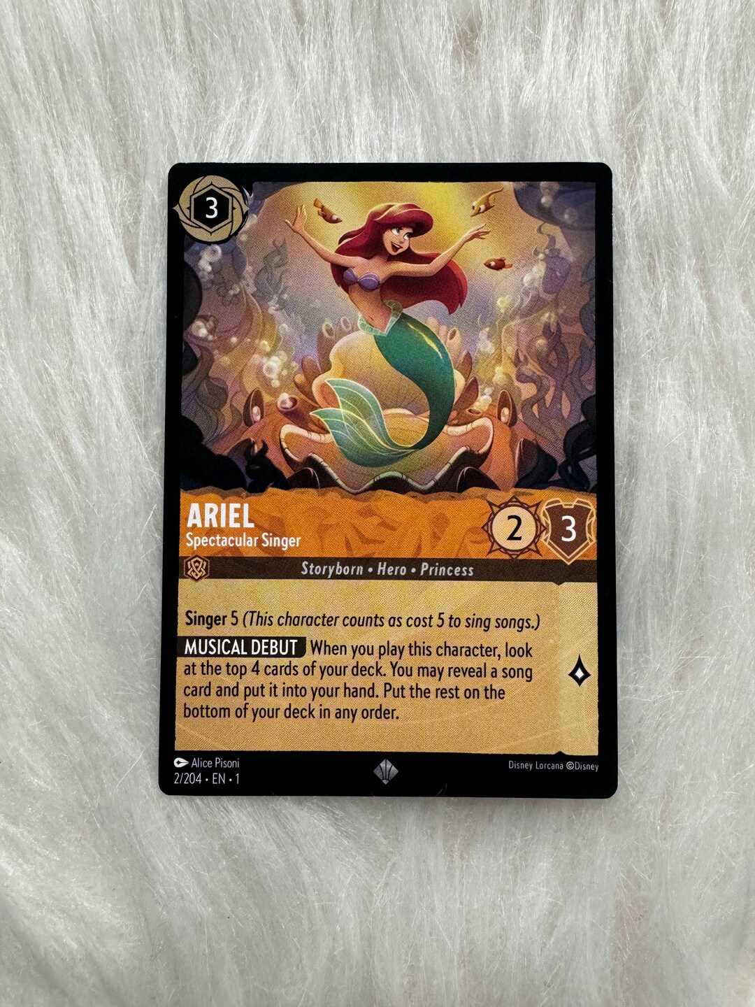 ARIEL - Spectacular Singer Proxy Card - Etsy