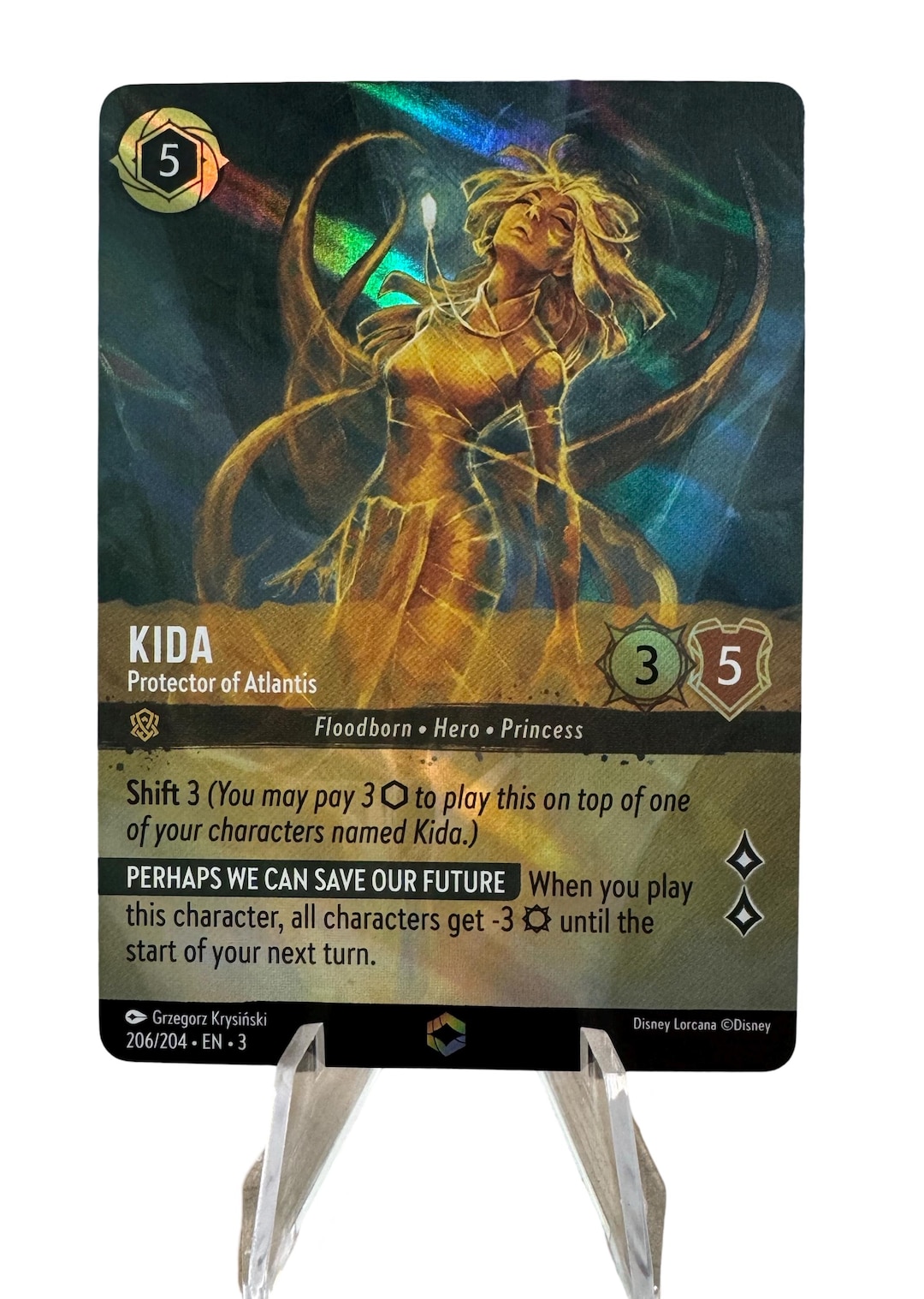 Kida - Protector of Atlantis ( Enchanted) Proxy Card - Etsy