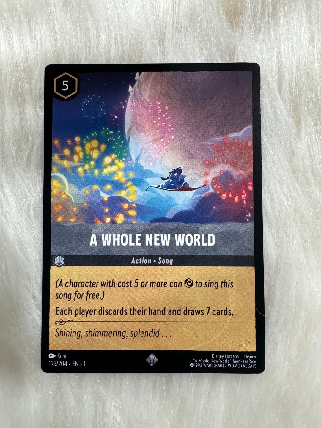 A WHOLE New WORLD Proxy Card - Etsy