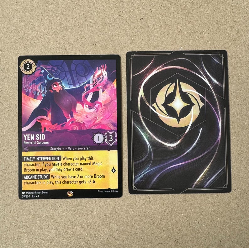 Yen Sid - Powerful Sorcerer Proxy Card - Etsy
