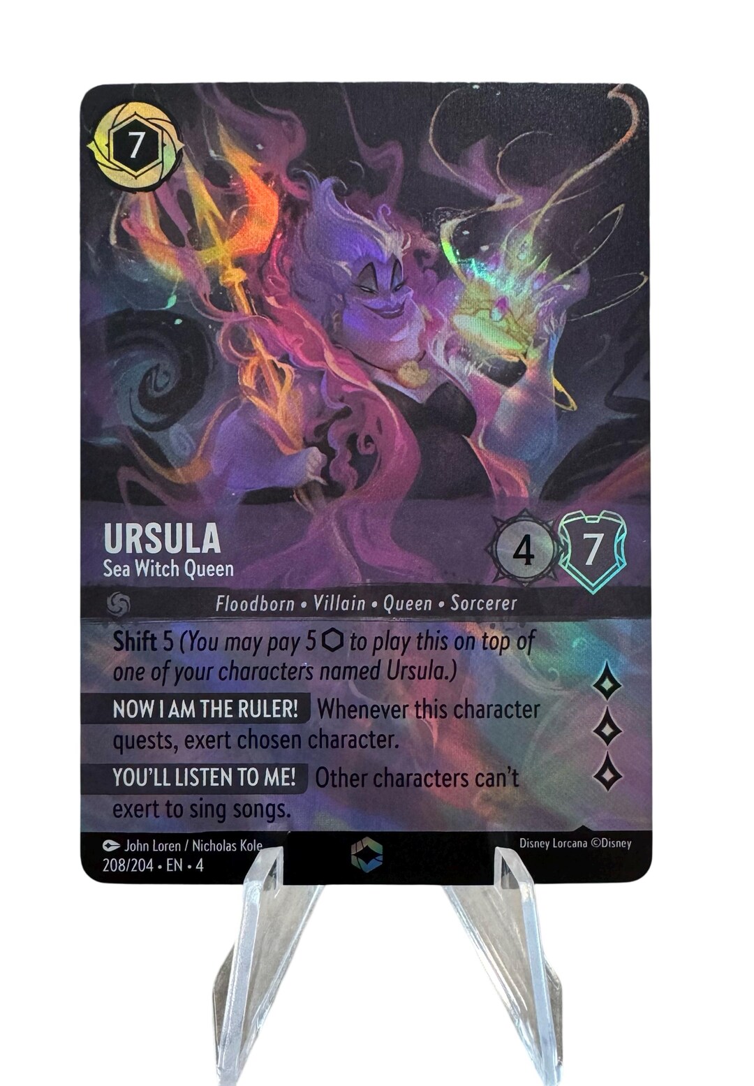 Ursula - Sea Witch Queen ( Enchanted) Proxy Card - Etsy