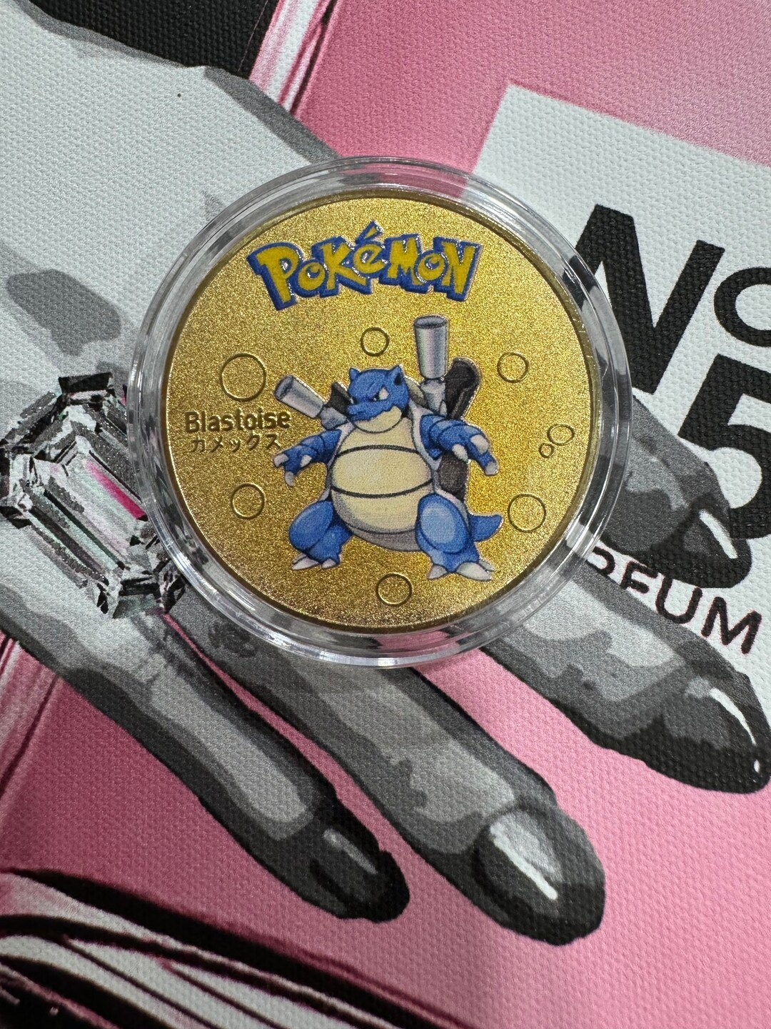 Gold Pokemon Coins Blastoise Full Metal Heavy! - Etsy