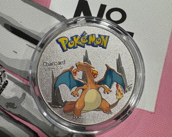 Silver Pokemon Coins Charizard Full Metal Heavy! - Etsy