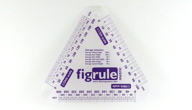 Dollhouse Miniature Scale Ruler / Converter Automatic - Etsy