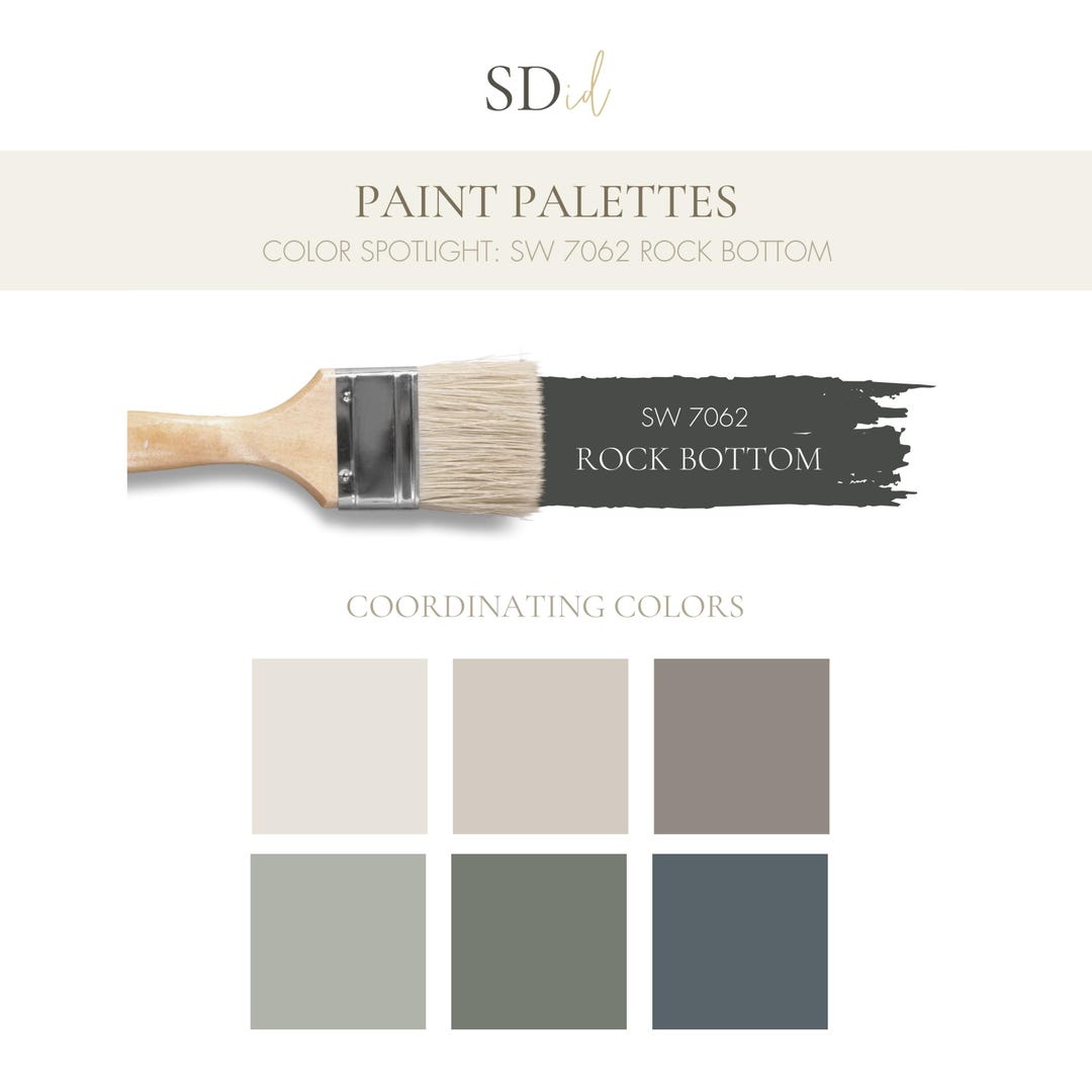 Moody Organic Neutral Paint Palette Guide, Coordinating Colors for ...