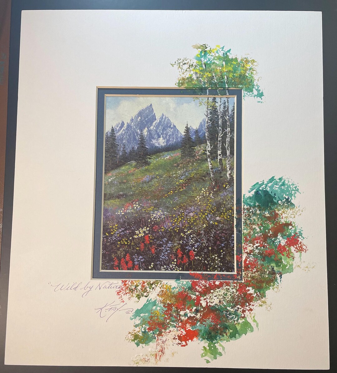 Vintage Art Print Keith Fay "wild by Nature" Remarque Limited Edition ...