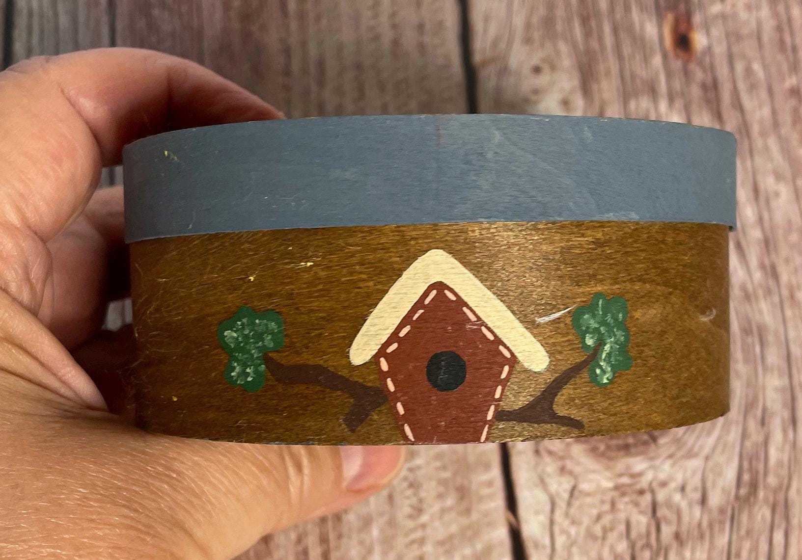 Vintage Hand-painted Folk Art Boxes Cottage Decor Farmhouse Decor ...