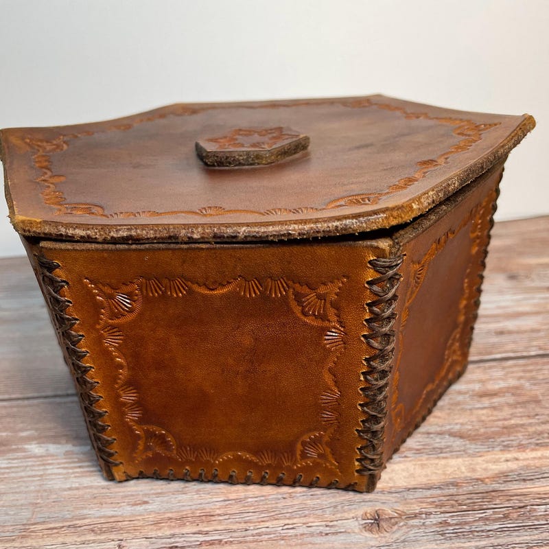 Leather Box - Etsy
