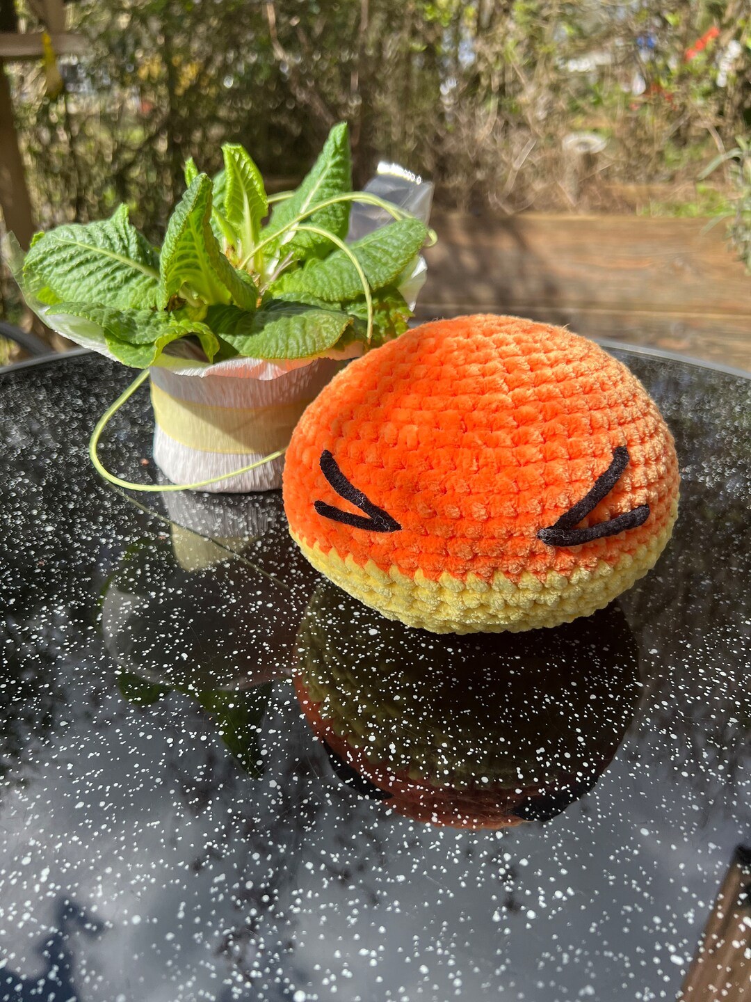 Handmade Fluffy Pyro Slime From Genshin Impact Crochet Plush - Etsy