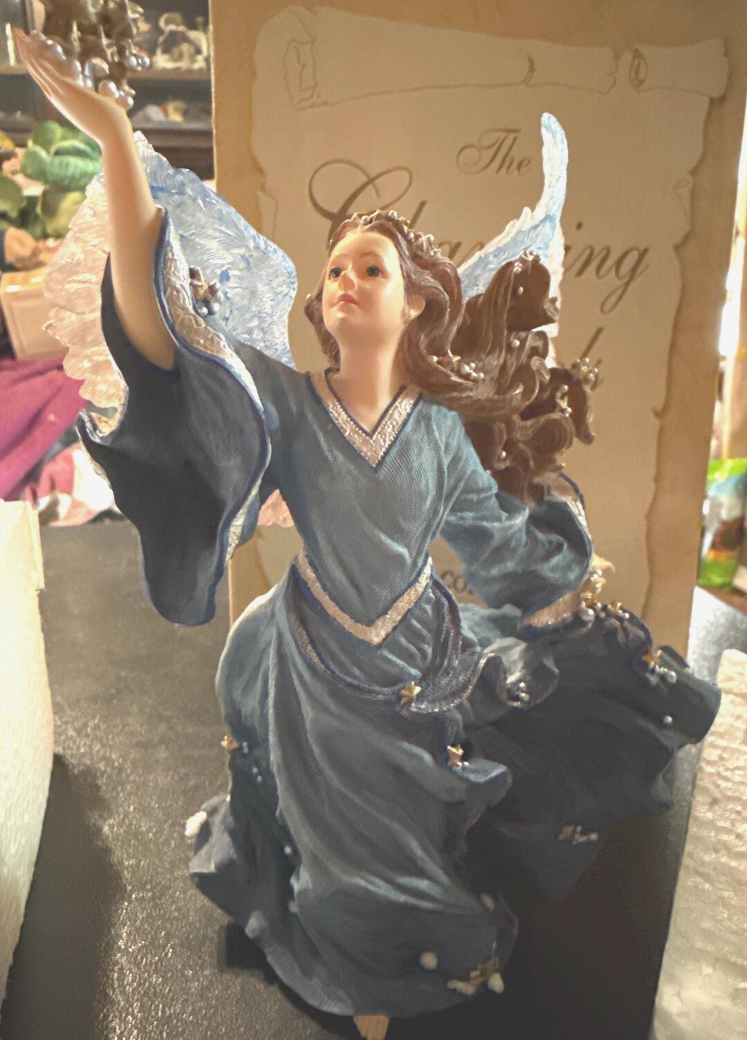 Boyds Charming Angels Aurora Guardian of Dreams Angel Figurine 28215 ...