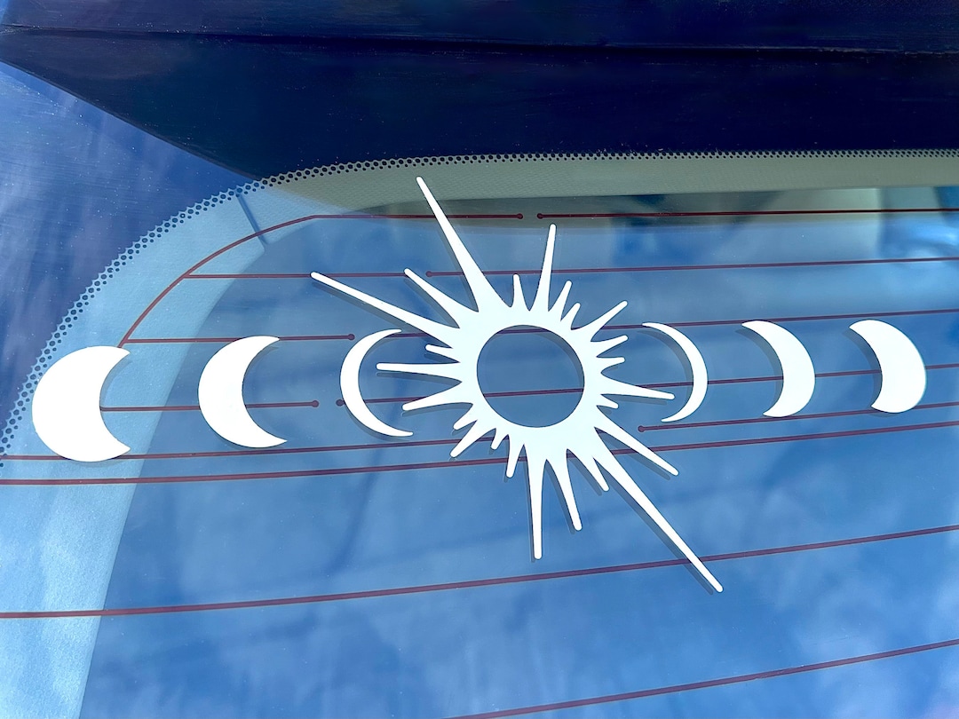 Total Solar Eclipse Sticker Vinyl Transfer Decal - Etsy