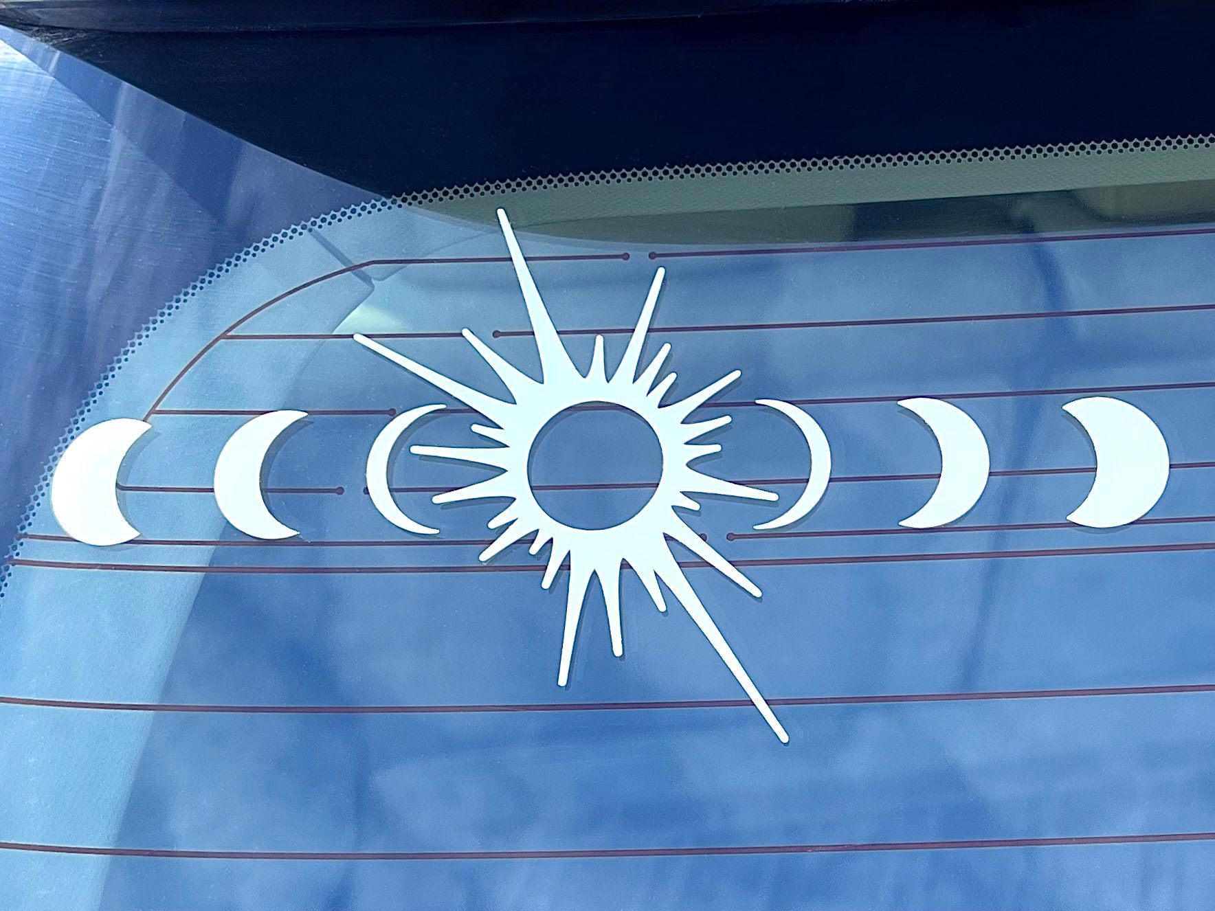 Total Solar Eclipse Sticker Vinyl Transfer Decal - Etsy