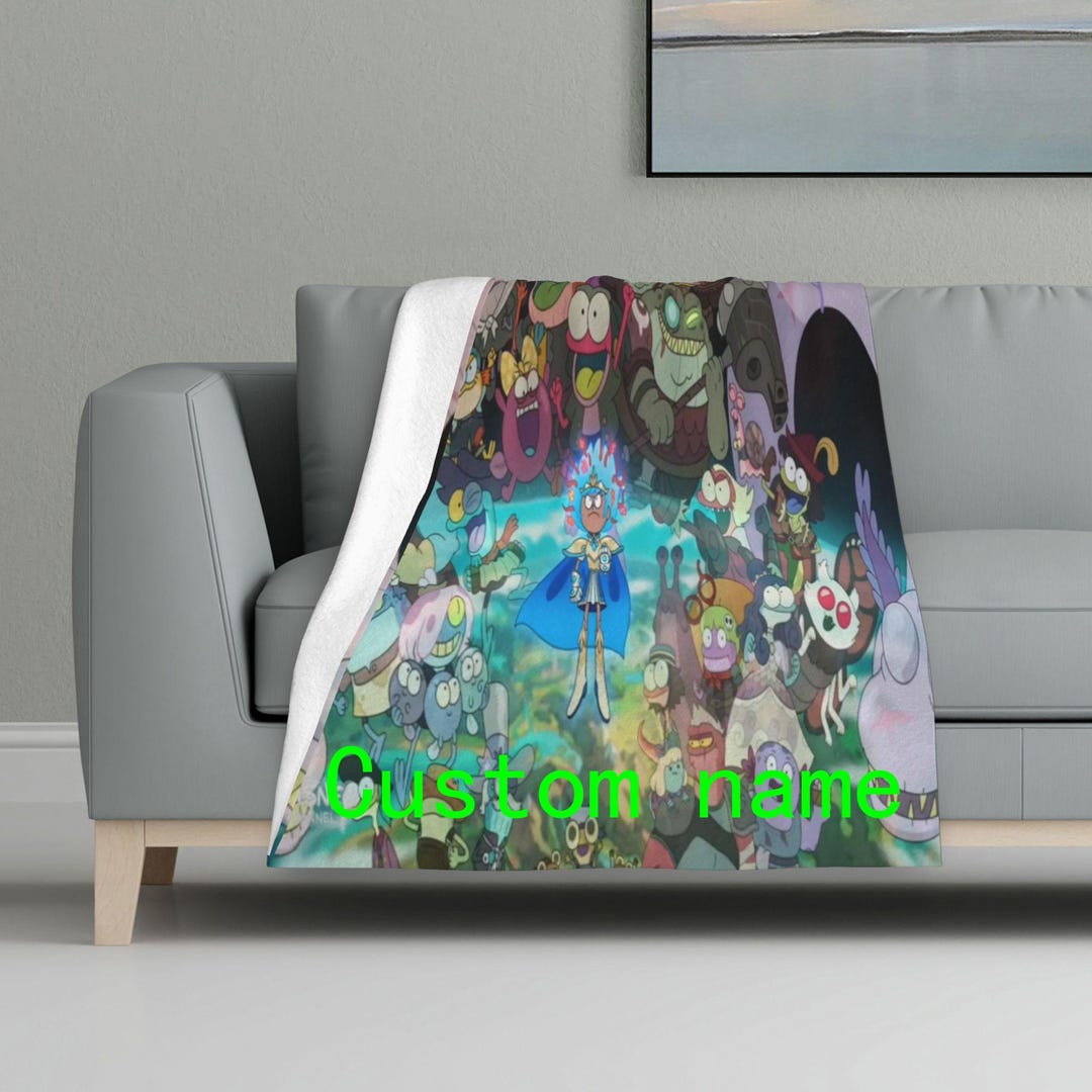 Personalized Amphibia Blanket, Amphibia Blankets, Blanket Birthday Gift ...